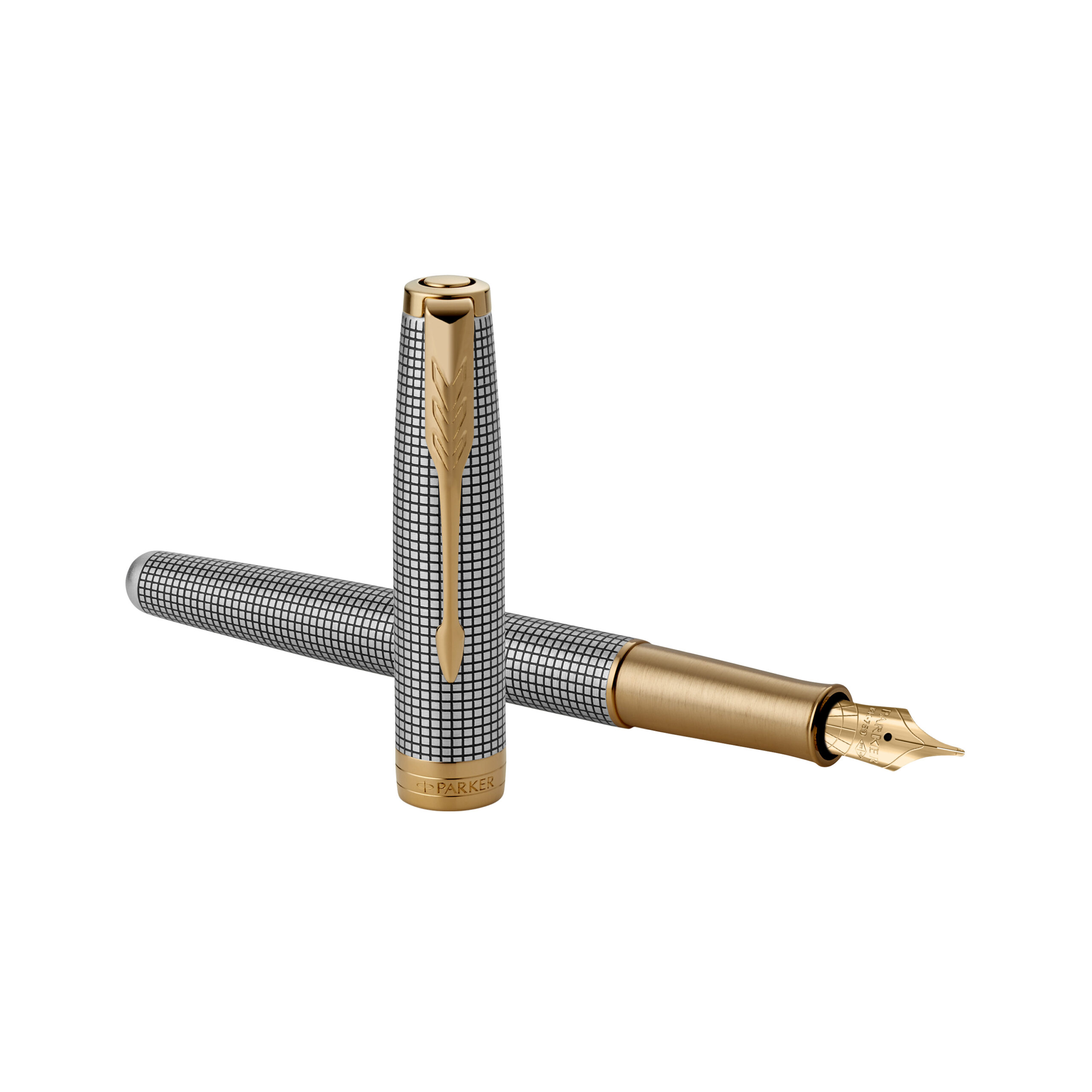 Penna Stilografica Parker SONNET CISELÉ SILVER GT | Fulker.it